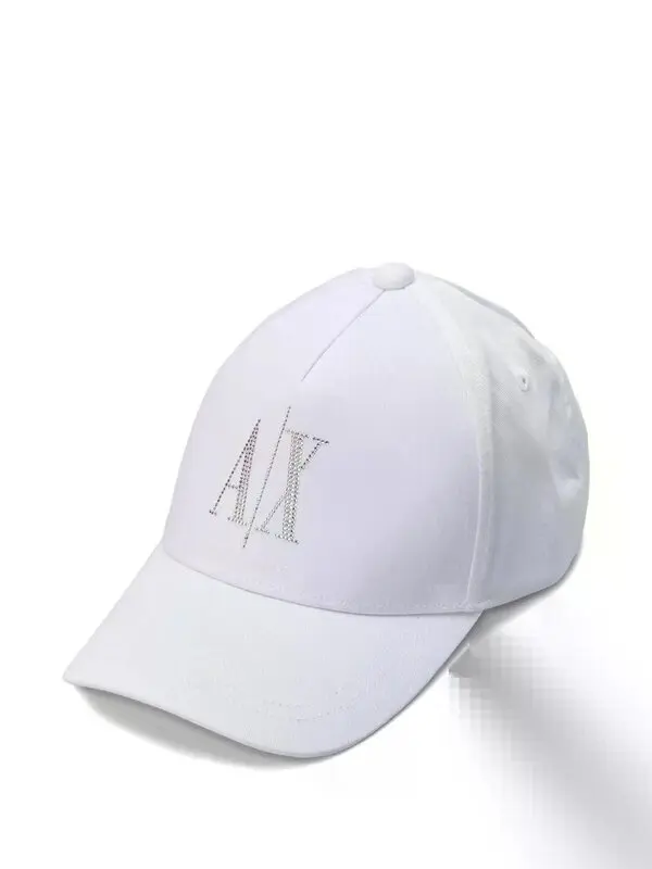 Armani Exchange Logo Baseball Cap - White