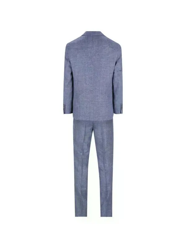 Brunello Cucinelli Single-breasted Suit - Blue