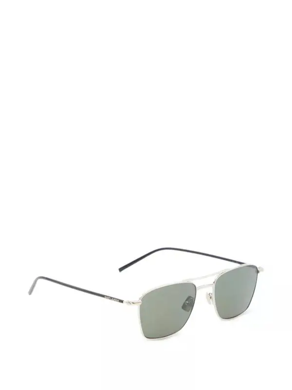Saint Laurent Square-frame Sunglasses - Silver