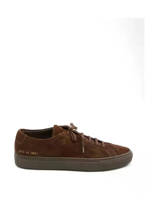 COMMON PROJECTS Achilles Suede Lace-up Sneakers - Brown