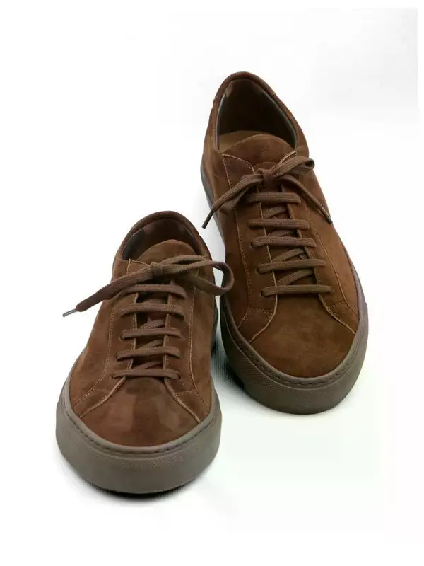 COMMON PROJECTS Achilles Suede Lace-up Sneakers - Brown