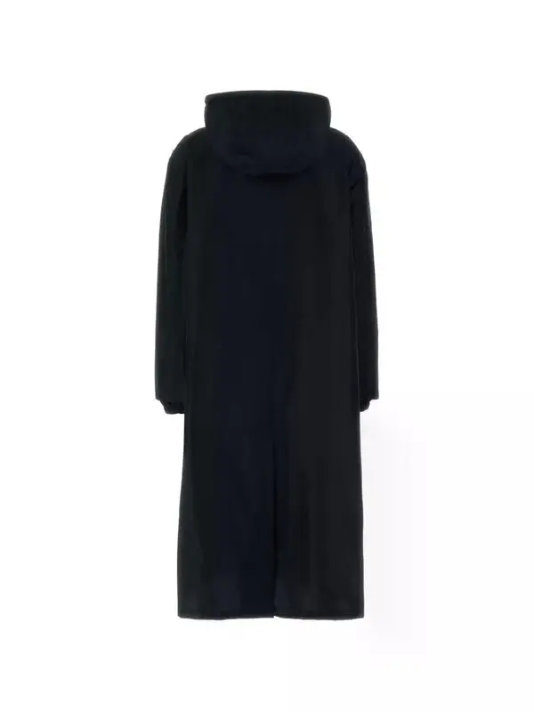 Miu Miu Technical Fabric Hooded Coat