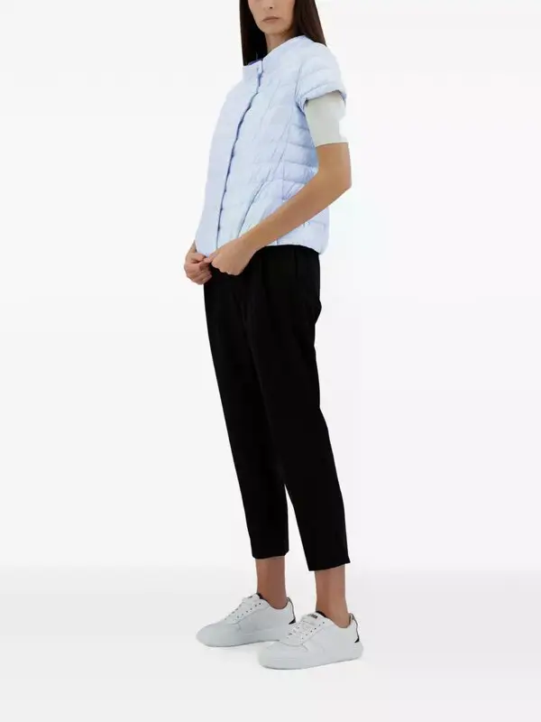 Herno Greta Short-sleeve Cape - Blue