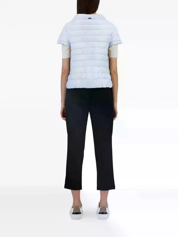 Herno Greta Short-sleeve Cape - Blue