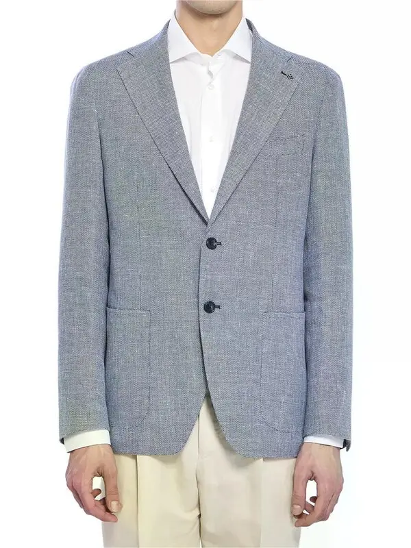 Tagliatore Classic Lapel Two-button Jacket - Blue