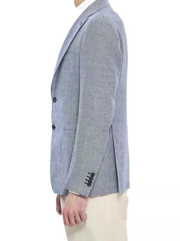 Tagliatore Classic Lapel Two-button Jacket - Blue
