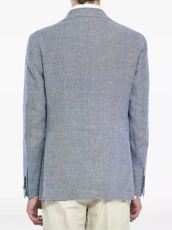 Tagliatore Classic Lapel Two-button Jacket - Blue
