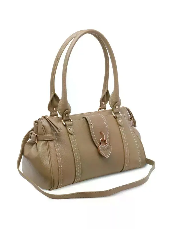 Liu Jo Heart-charm Shoulder Bag - Neutrals