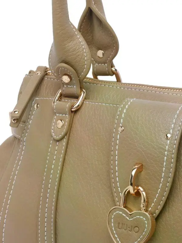 Liu Jo Heart-charm Shoulder Bag - Neutrals