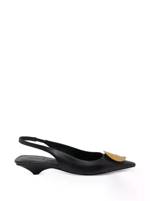 VIC MATIE Baron Slingback Pumps - Black