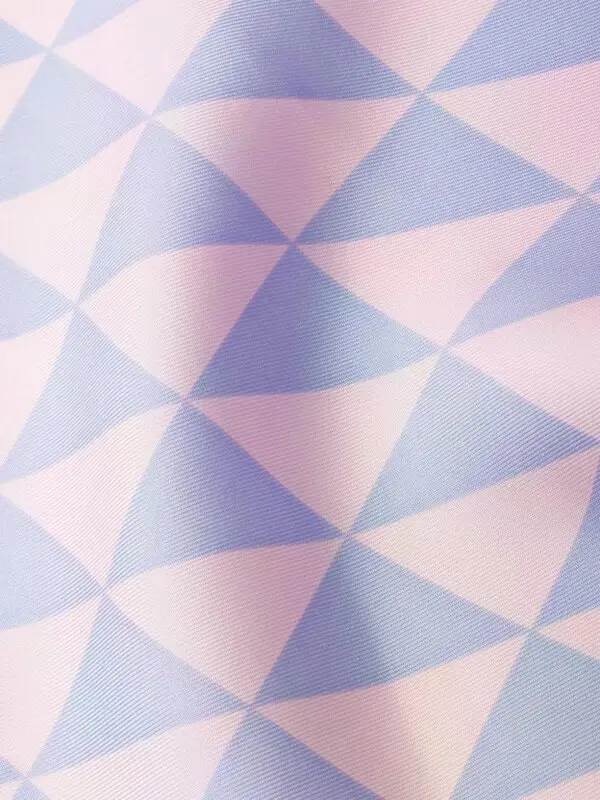 Prada Printed Silk Twill Scarf 90x90 - Pink