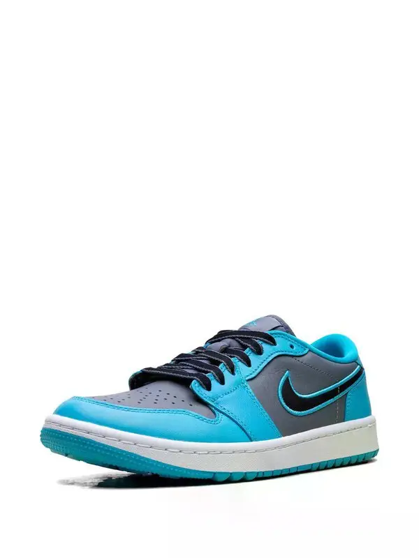 JORDAN Air 1 Logo Detail Sneakers - Blue