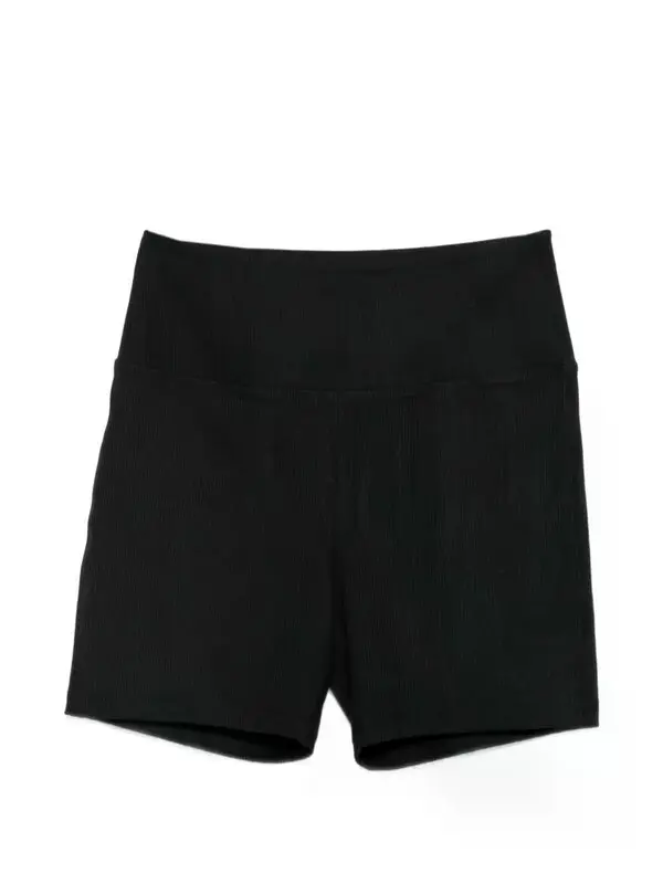 J. Lindeberg Elisa Ribbed Biker Shorts - Black