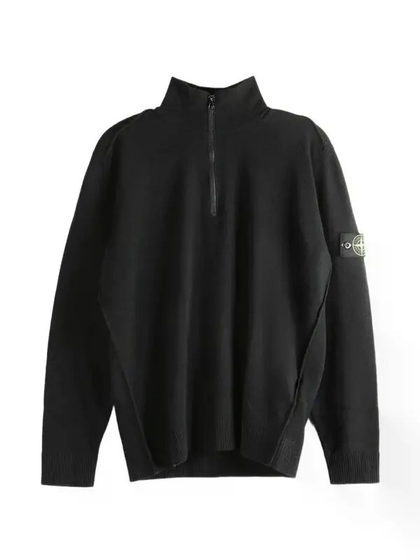 Stone Island Zip Fastening Sweater