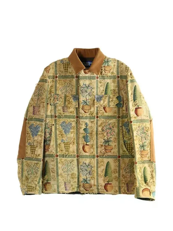 Junya Watanabe Fringed Print Jacket