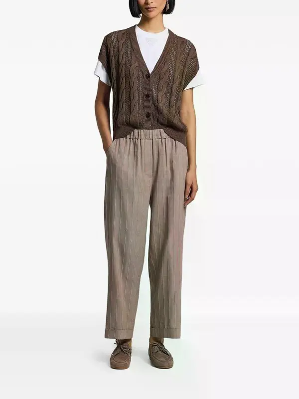 Peserico Sequin Embellished Cordonet Cardigan