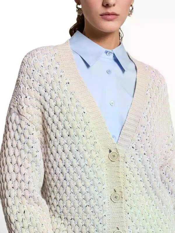 Peserico Buttoned Textured Cardigan