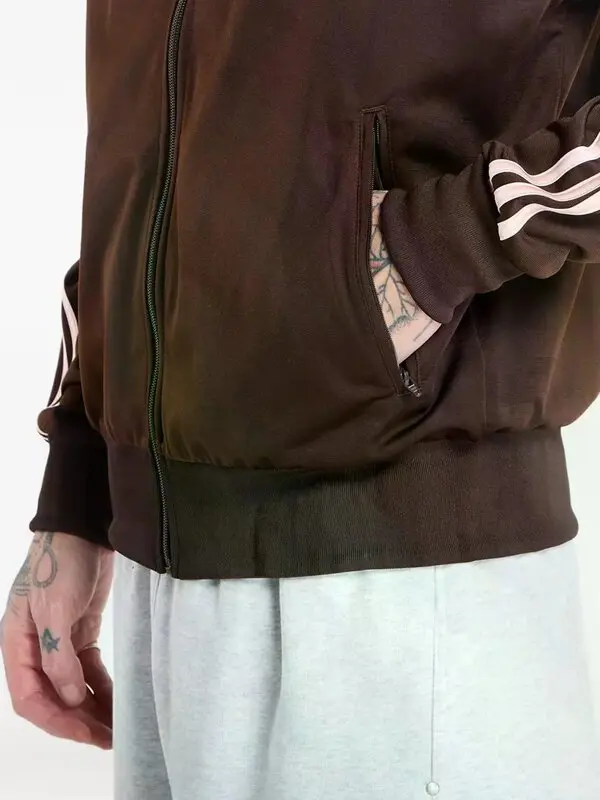 Adidas Firebird Zip-up Sweatshirt - Brown