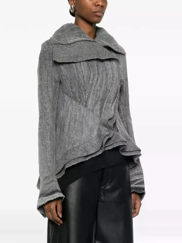 YEHUAFAN Ruffled Jacket