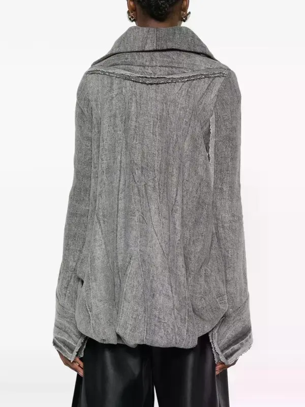 YEHUAFAN Ruffled Jacket