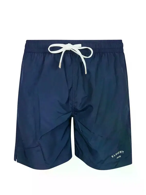 Eleventy Drawstring Swim Shorts - Blue