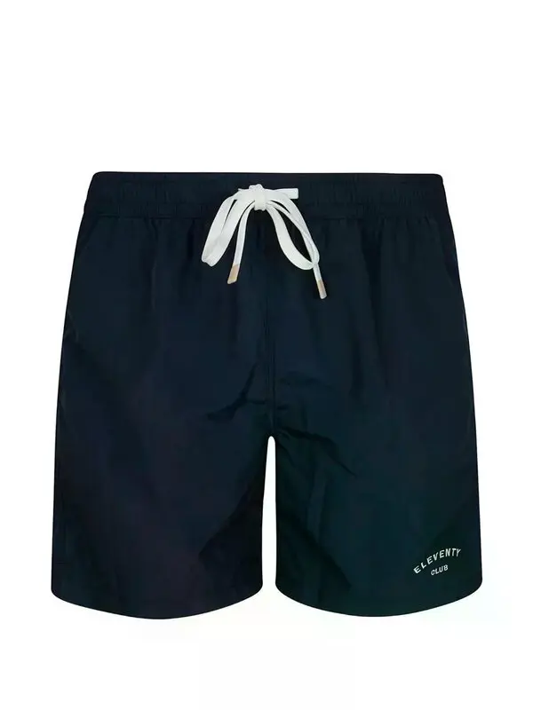 Eleventy Drawstring Swim Shorts - Blue