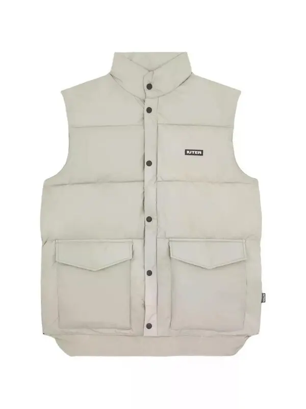 IUTER Button-up Puff Vest - Neutrals
