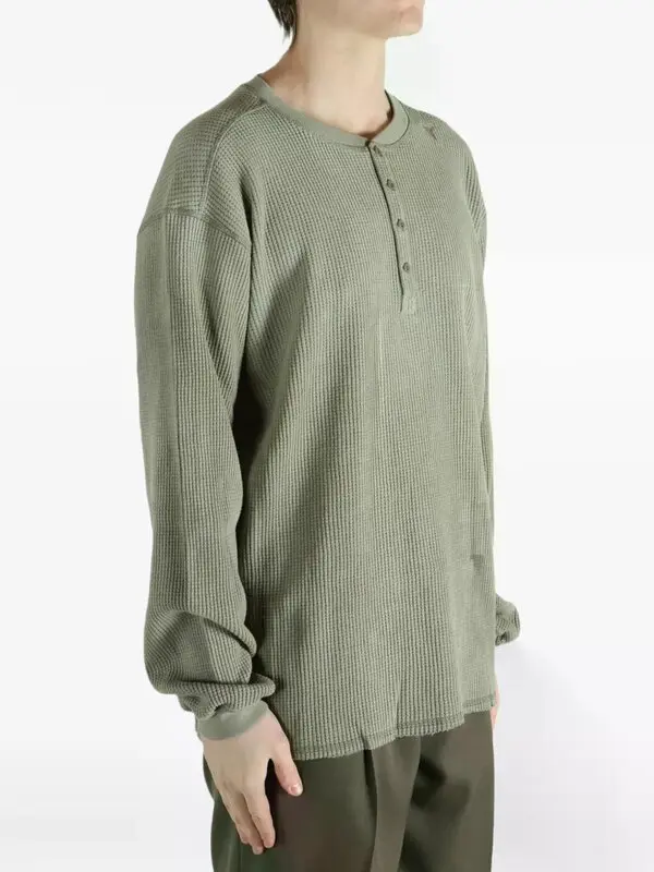 ROA Textured Buttoned Sweater