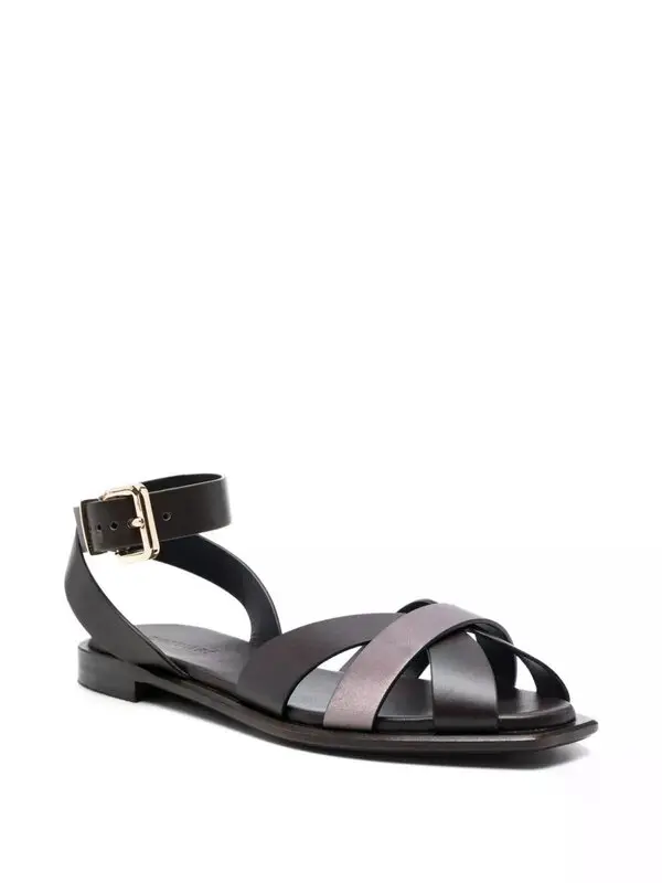 DONNARÌ Criss-cross Strap Sandals