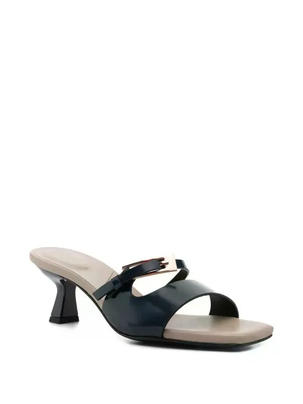 DONNARÌ Buckle-fastening Leather Sandals