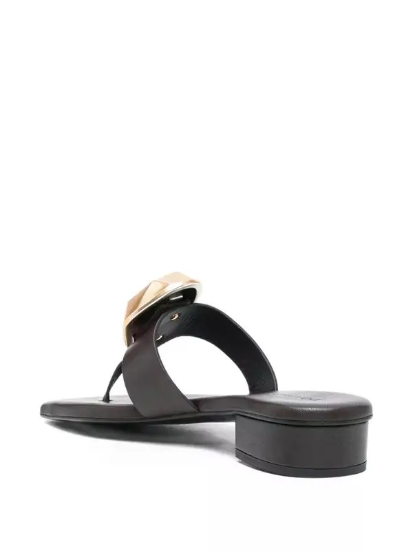 DONNARÌ Geometric-appliqué Sandals