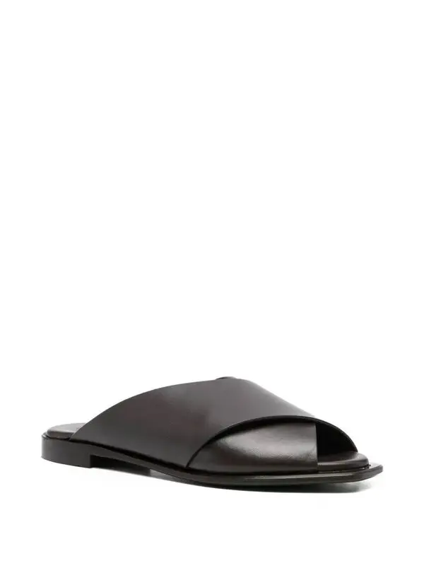 DONNARÌ Crossover Leather Sandals