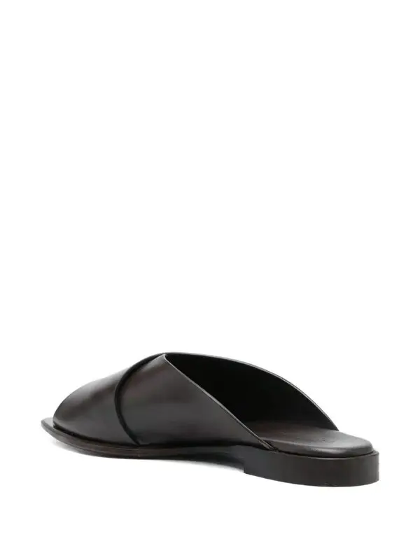 DONNARÌ Crossover Leather Sandals