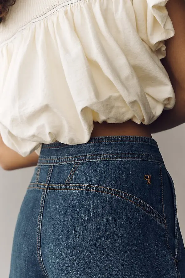 PILCRO Erie Mid-rise Wide-leg Jeans