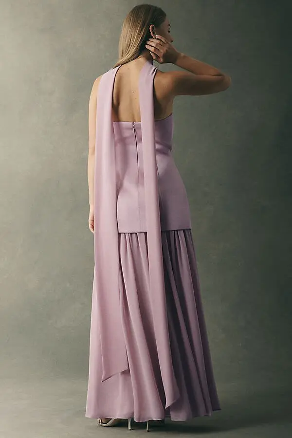 MARE MARE Natalie Strapless Maxi Dress - Mauve
