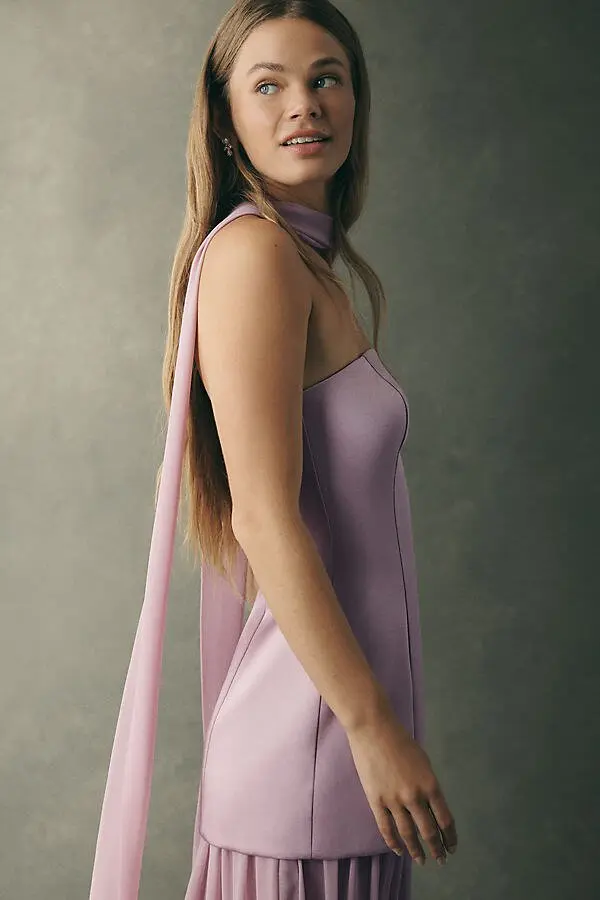 MARE MARE Natalie Strapless Maxi Dress - Mauve