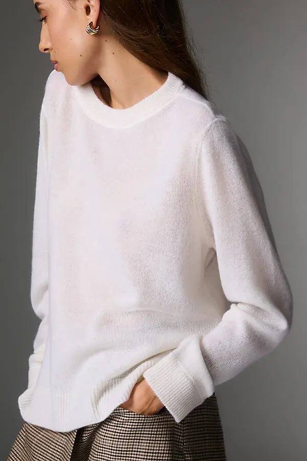 REFORMATION Cashmere Boyfriend Sweater - Gossamer
