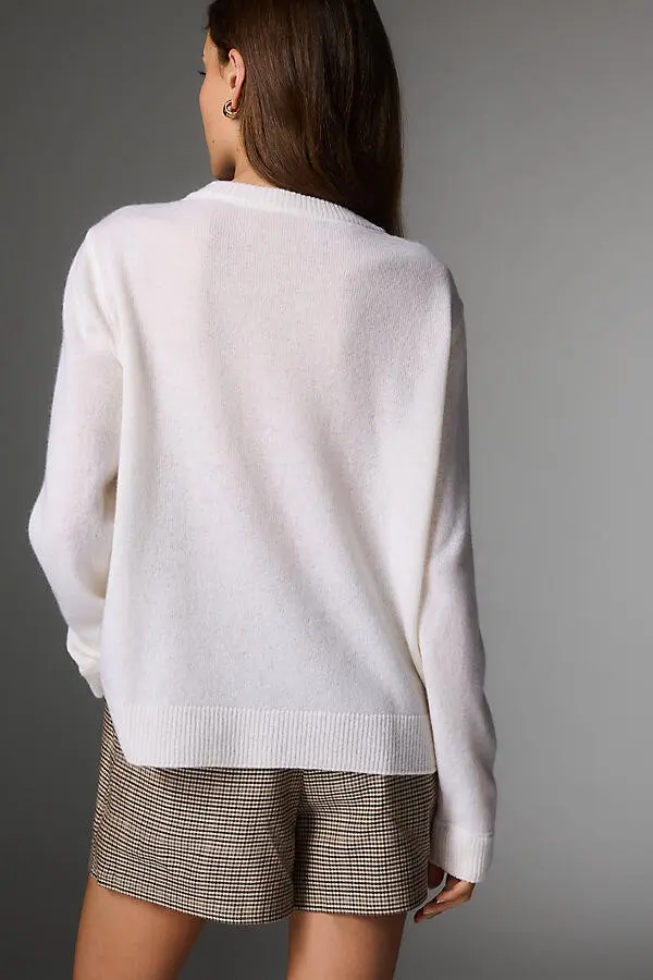 REFORMATION Cashmere Boyfriend Sweater - Gossamer