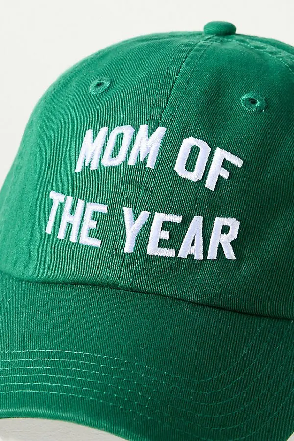 FAVORITE DAUGHTER Mom Of The Year Baseball Cap - Green