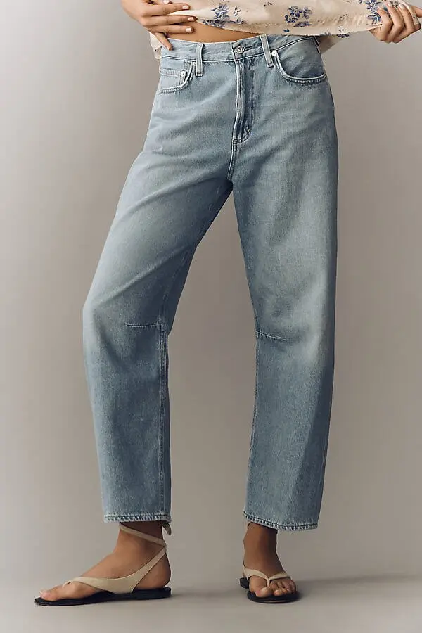 Citizens Of Humanity Miro High-rise Tapered Crop Jeans - Ritual