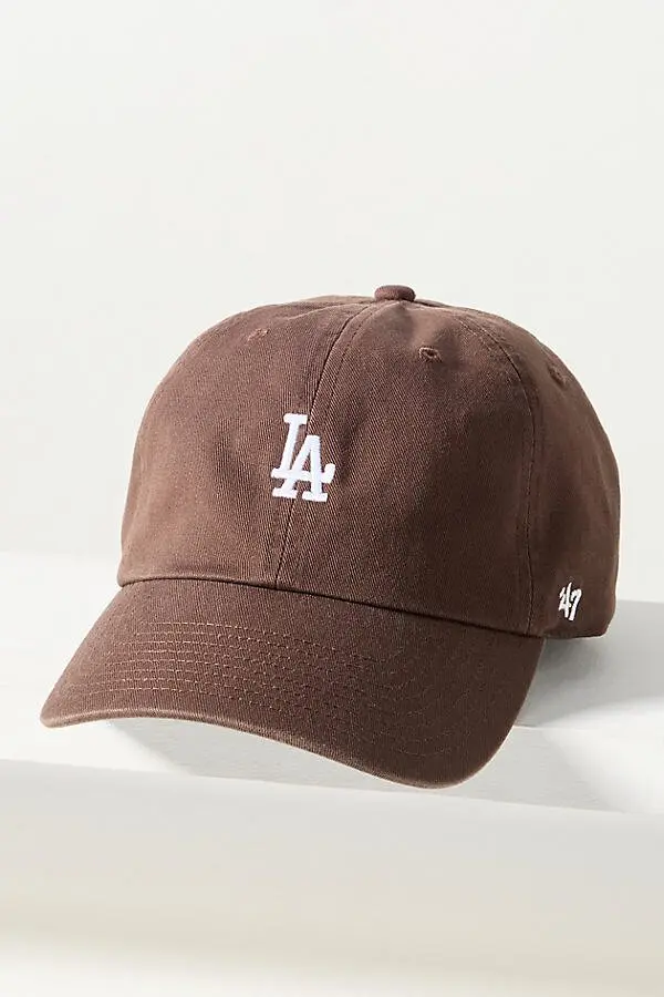 '47 47 Embroidered Cotton Baseball Cap - Brown