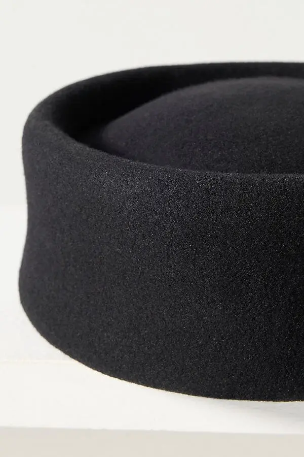 Lack Of Color Wool Pillbox Hat