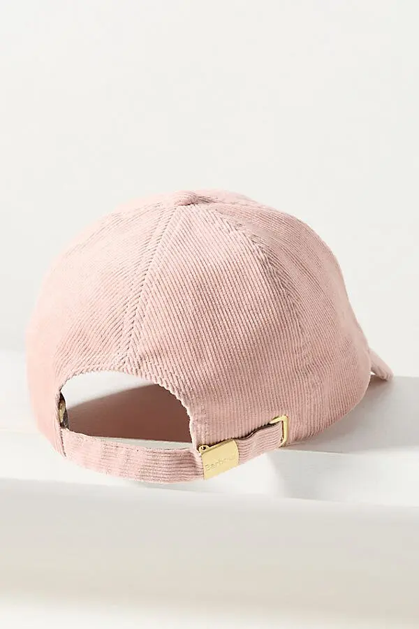 Barbour Corduroy Baseball Cap - Gardenia