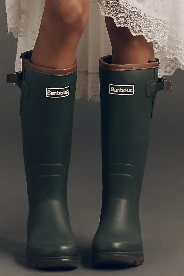 Barbour Tempest Tall Waterproof Rain Boots