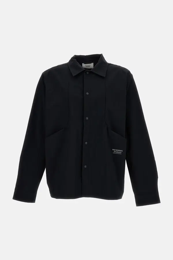 PAS NORMAL STUDIOS Technical Overshirt Off-race - Black
