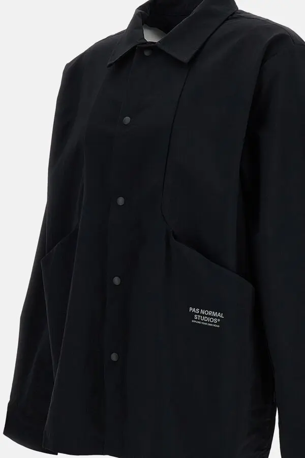 PAS NORMAL STUDIOS Technical Overshirt Off-race - Black