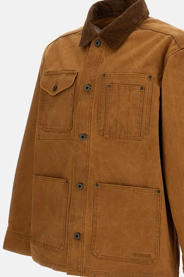 Filson Canvas Jacket With Velvet Collar
