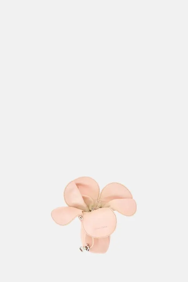 Simone Rocha Coin Purse In The Shape Of A Flower - Rose