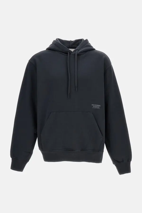 PAS NORMAL STUDIOS Off-race Cotton Hoodie - Blue