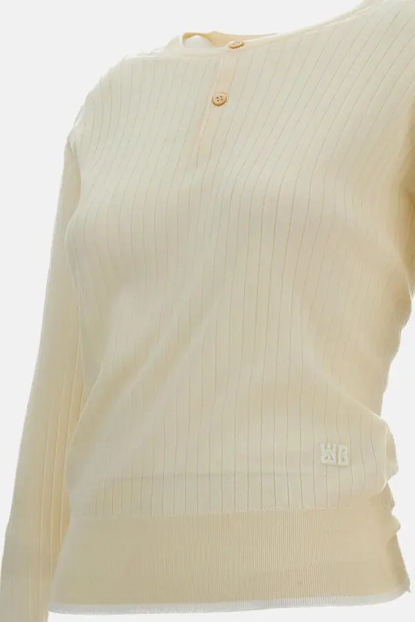 WALES BONNER Ribbed Wool-cotton Blend Sweater
